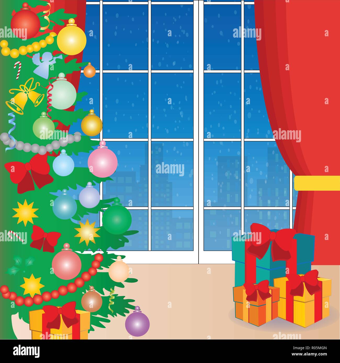 Bell window Stock Vector Images - Alamy