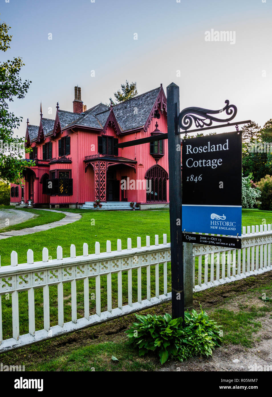 Roseland Cottage Woodstock, Connecticut, USA Stock Photo - Alamy