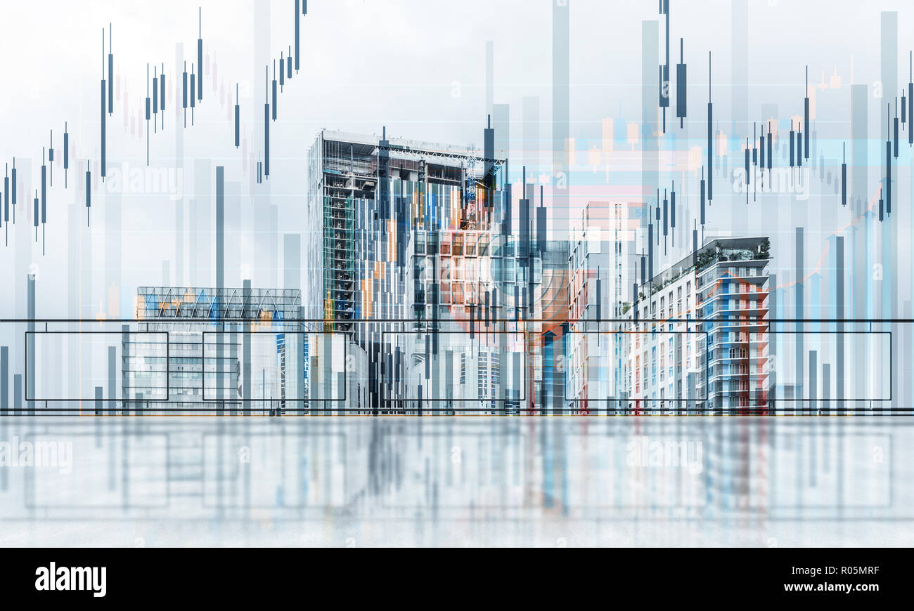 Concept of global communication and networking with world map ov Stock ...