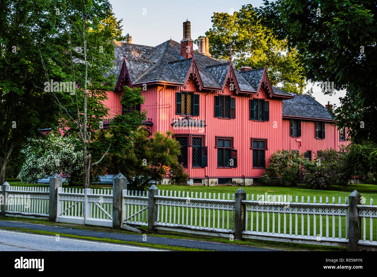 Roseland Cottage Woodstock, Connecticut, USA Stock Photo - Alamy