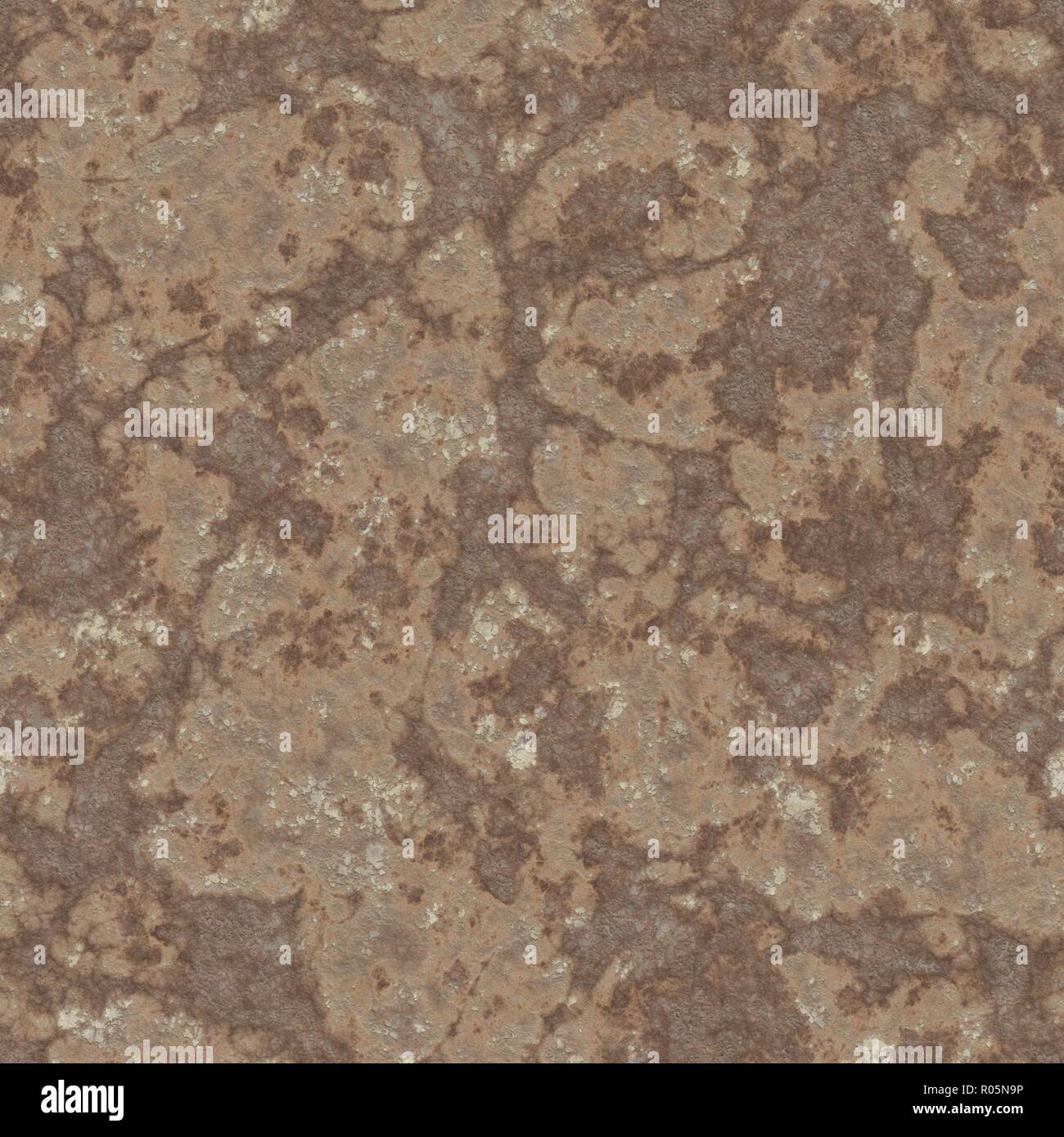 Fantasy planet terrain illustration seamless texture or background ...