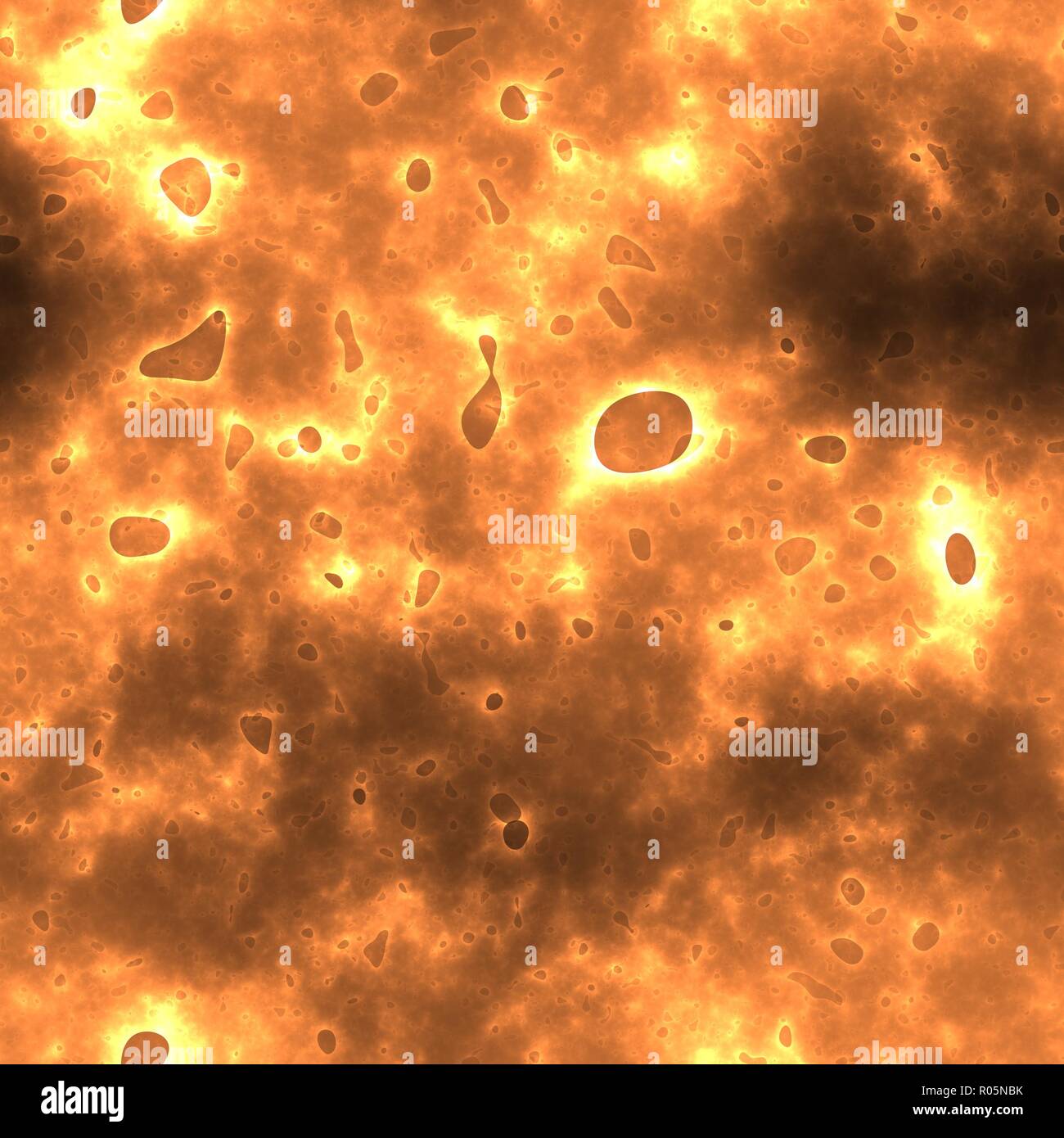 Fantasy planet terrain illustration seamless texture or background ...