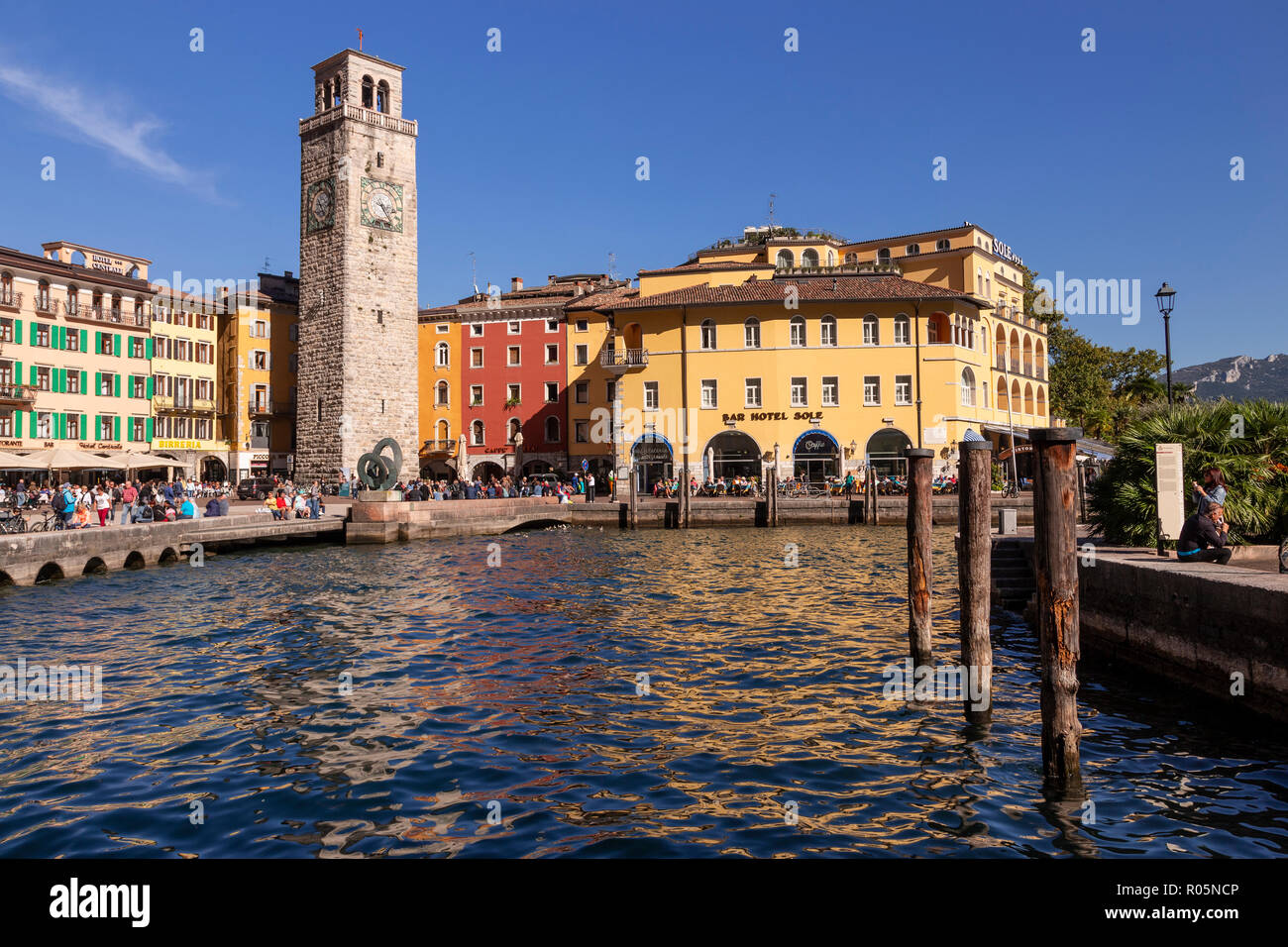 Riva del Garda on Lake Garda in northern Italy Stock Photo - Alamy