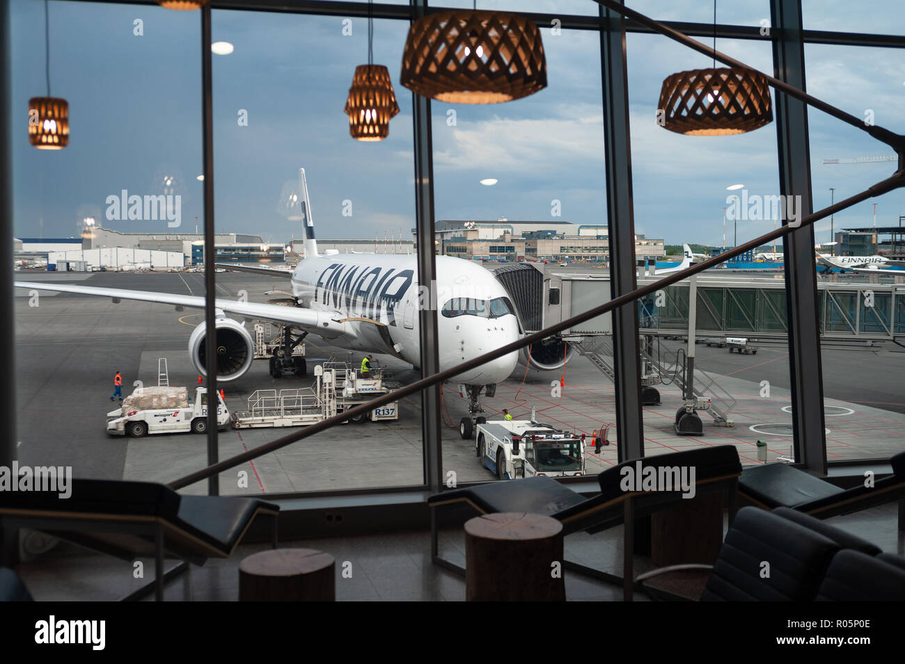 04.06.2018 - Helsinki, Finland, Europe - A Finnair Airbus A350 ...
