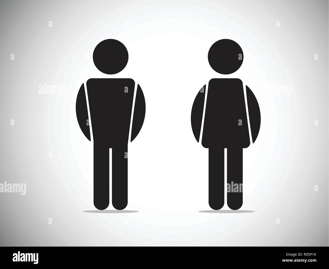Man & Woman icon, vector illustration Stock Vector Image & Art - Alamy