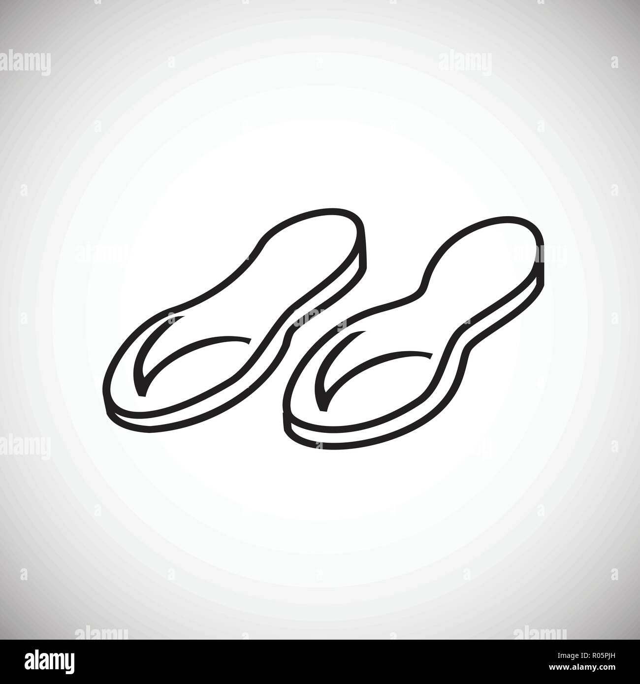 Flappers thin line on white background Stock Vector Image & Art - Alamy