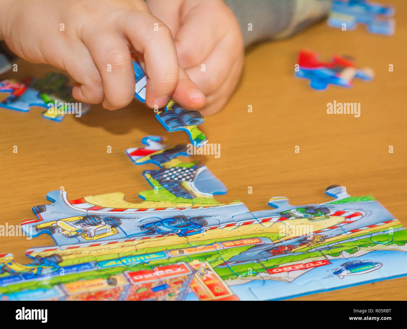 Kids puzzles hi-res stock photography and images - Alamy