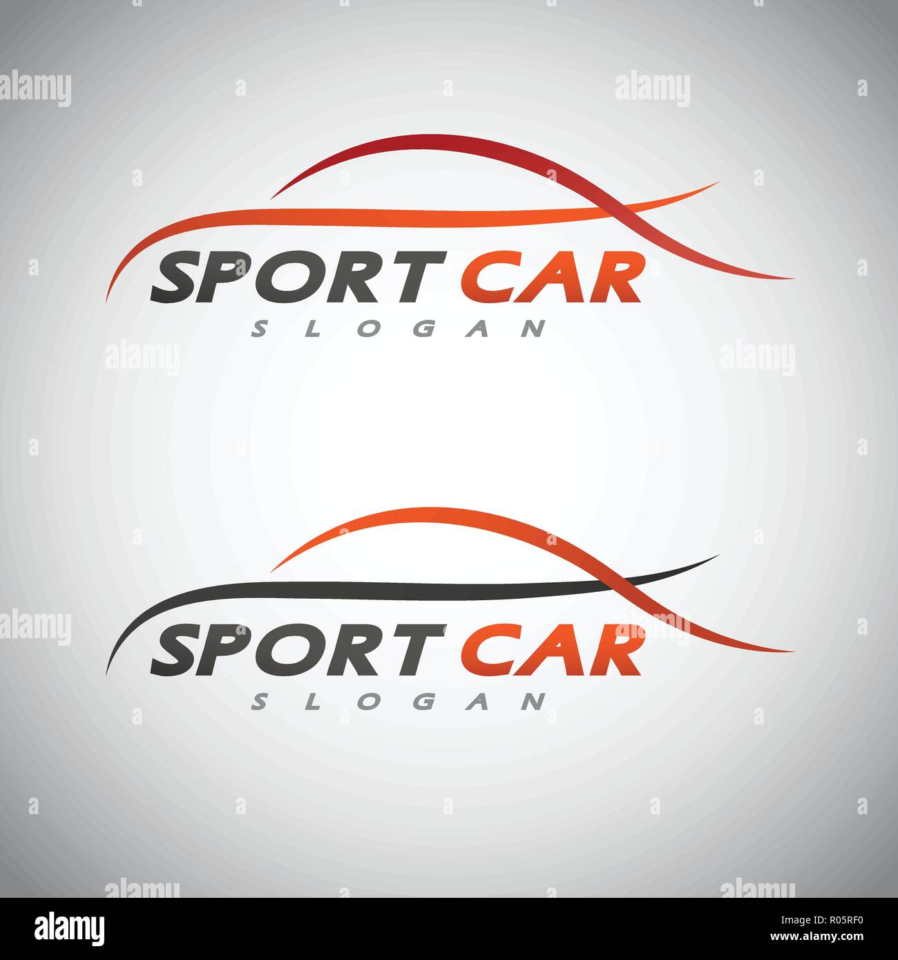 abstract car design concept automotive topics vector logo design ...