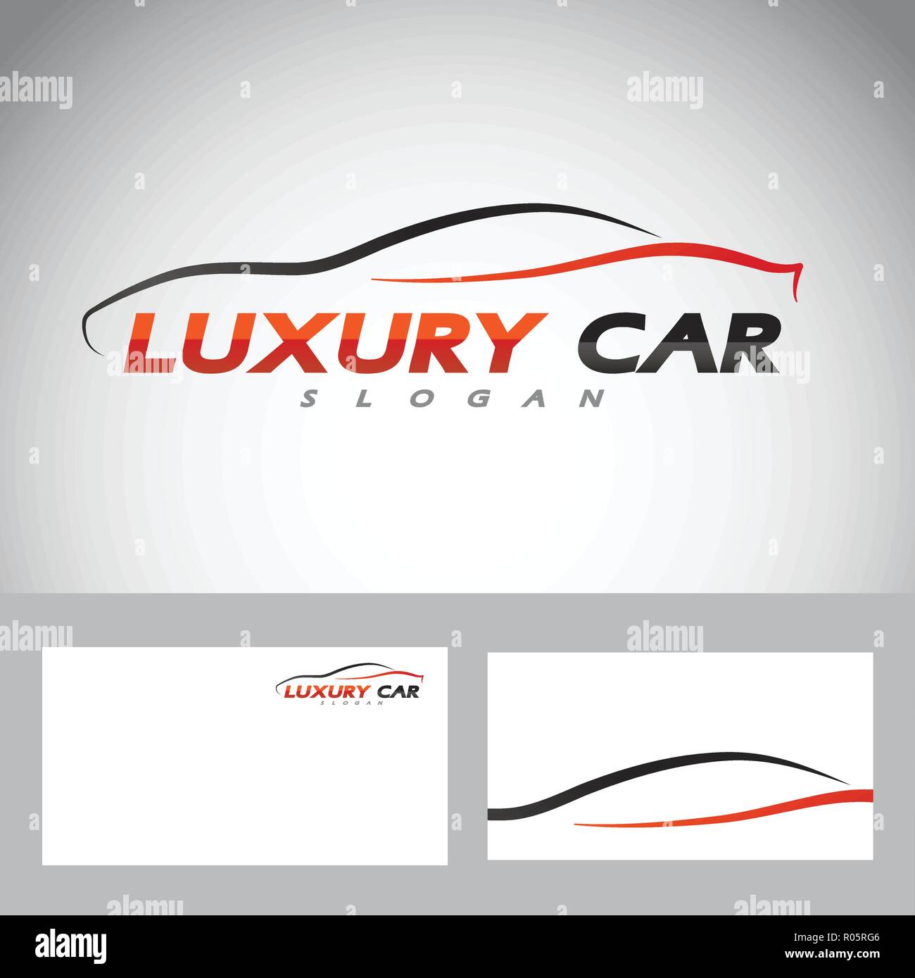 abstract car design concept automotive topics vector logo design ...