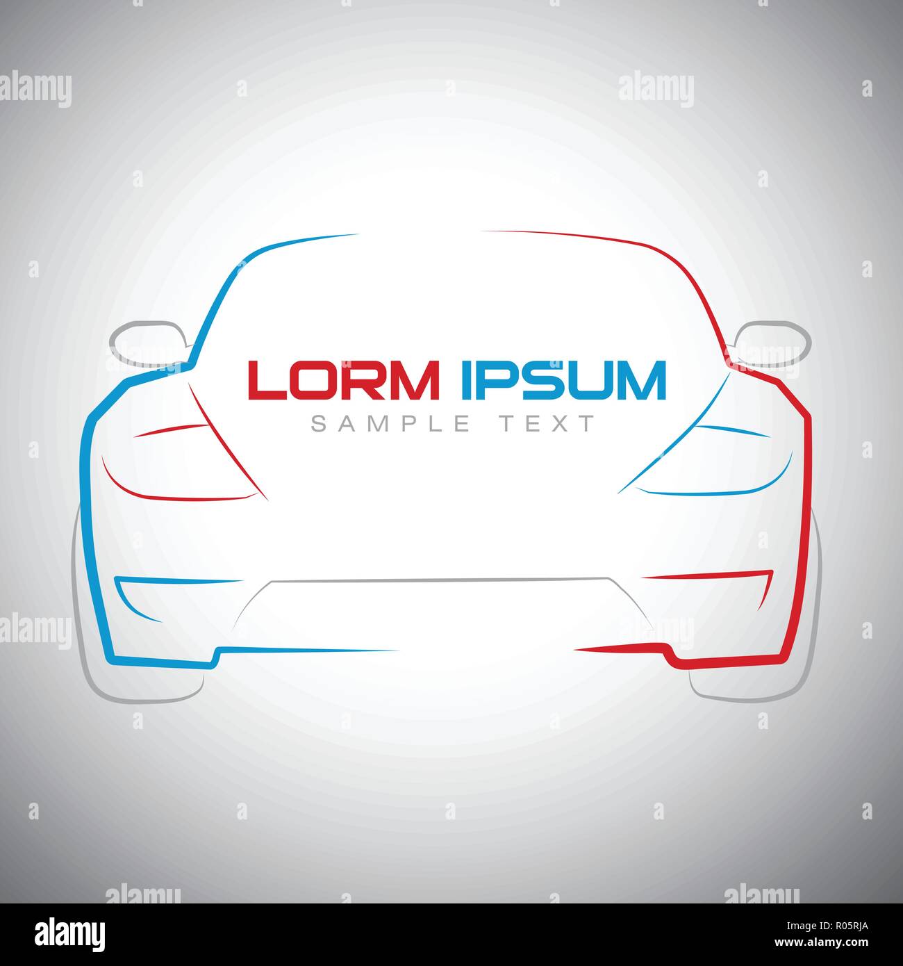 abstract car sport racing logo template vector illustration Stock ...