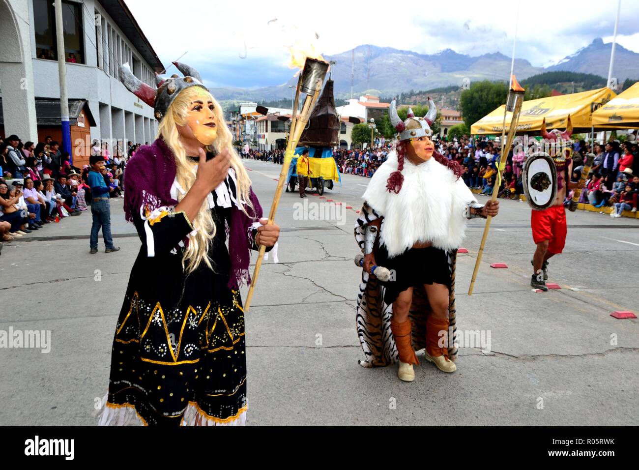 Viking Funeral - Virgen de la Candelaria - Carnival in HUARAZ ...