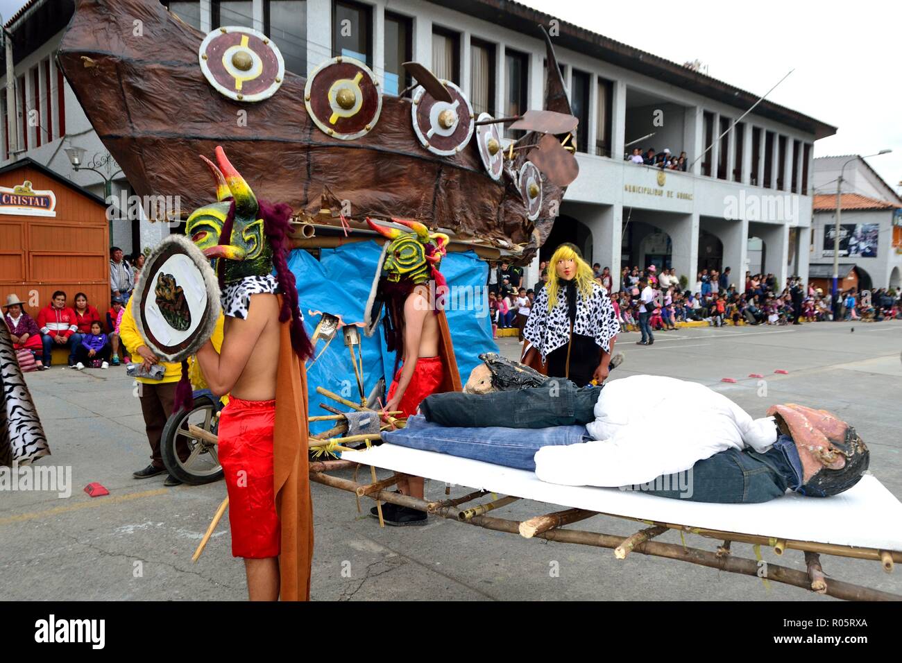 Viking Funeral - Virgen de la Candelaria - Carnival in HUARAZ ...