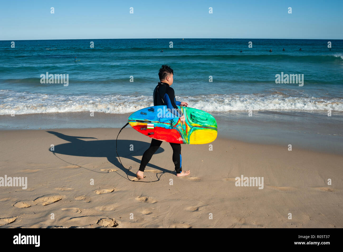 Surfer bondi beach sydney hi-res stock photography and images - Alamy