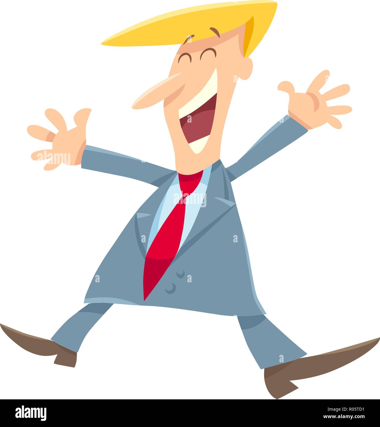 Excited Man Clipart