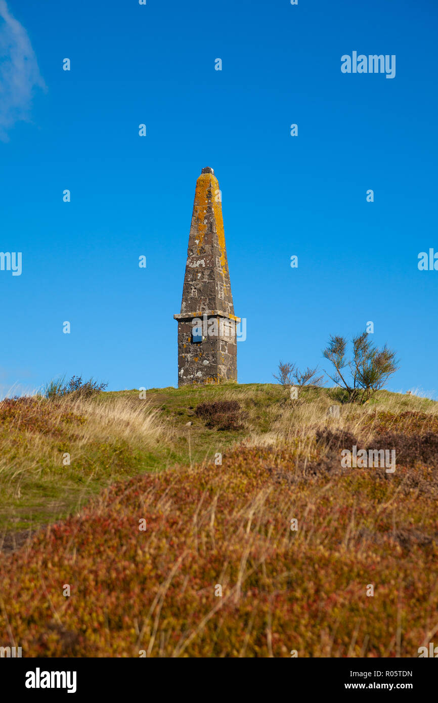 Lynedoch Obelisk near Perth Scotland Stock Photo - Alamy
