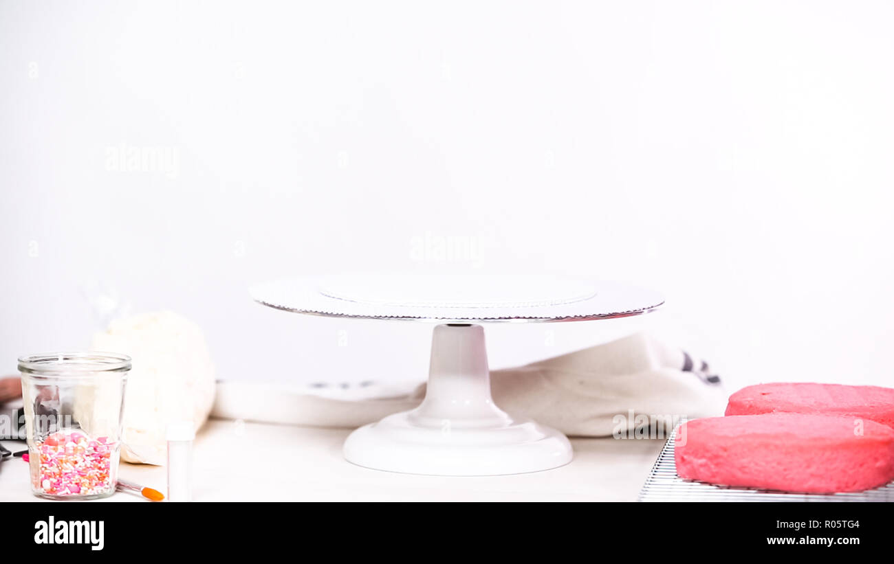 Stacking layers together pink birthday hi-res stock photography and ...