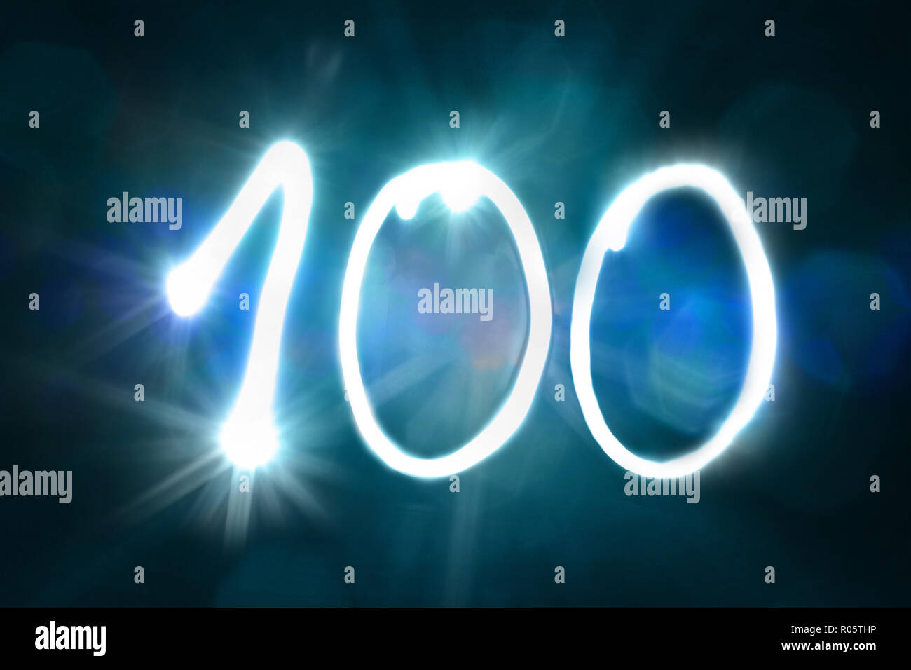Golden number 100 hi-res stock photography and images - Alamy