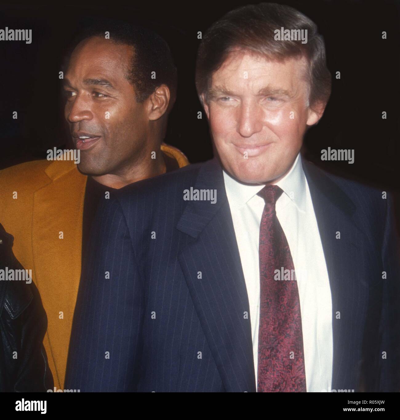Donald Trump OJ Simpson 1993 Photo By John Barrett/PHOTOlink/MediaPunch ...