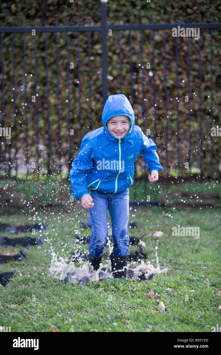 Picture dated October 23rd shows brother and sister Henry (7) and Lily ...