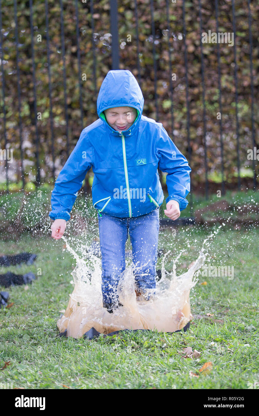 Picture dated October 23rd shows brother and sister Henry (7) and Lily ...