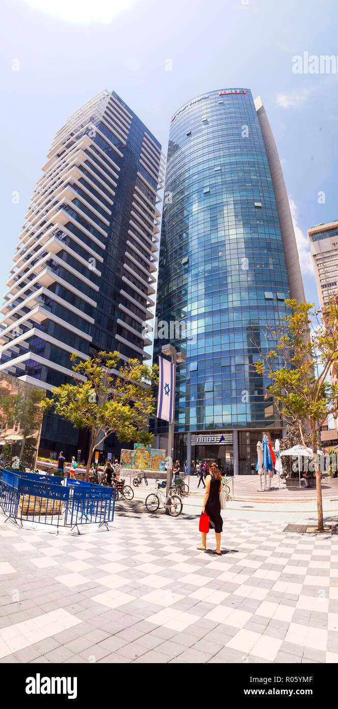 Tel Aviv-Yafo, Israel - June 6, 2018: Generic architecture and ...