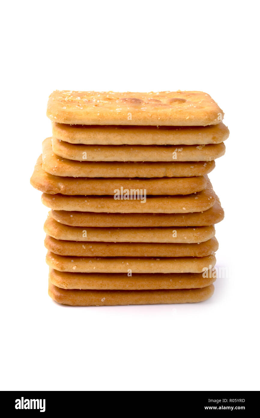 stack of cookies isolated on white backgrounds Stock Photo - Alamy