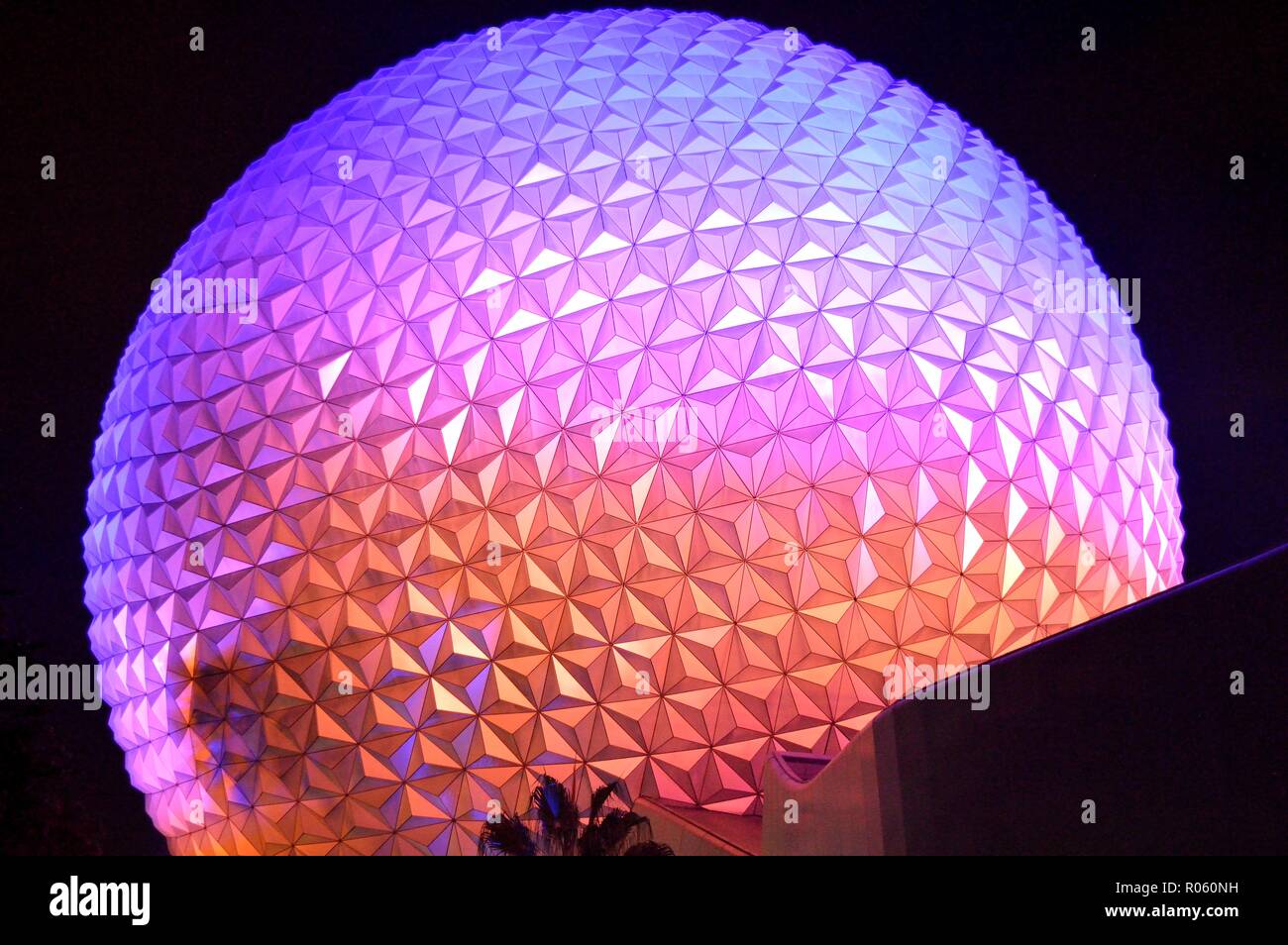 Epcot , Spaceship Earth Stock Photo - Alamy