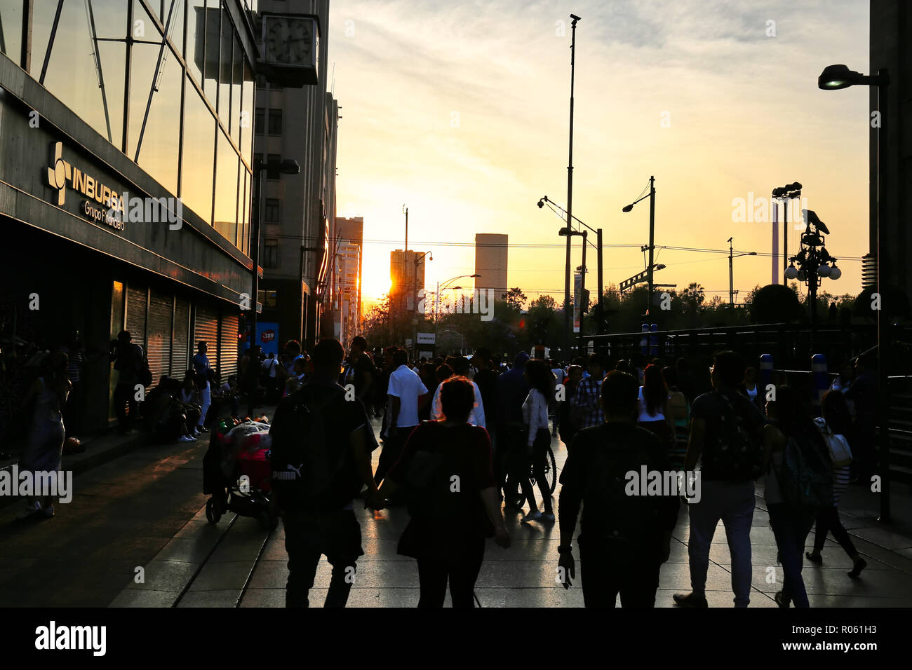 Mexico city sunset hi-res stock photography and images - Alamy