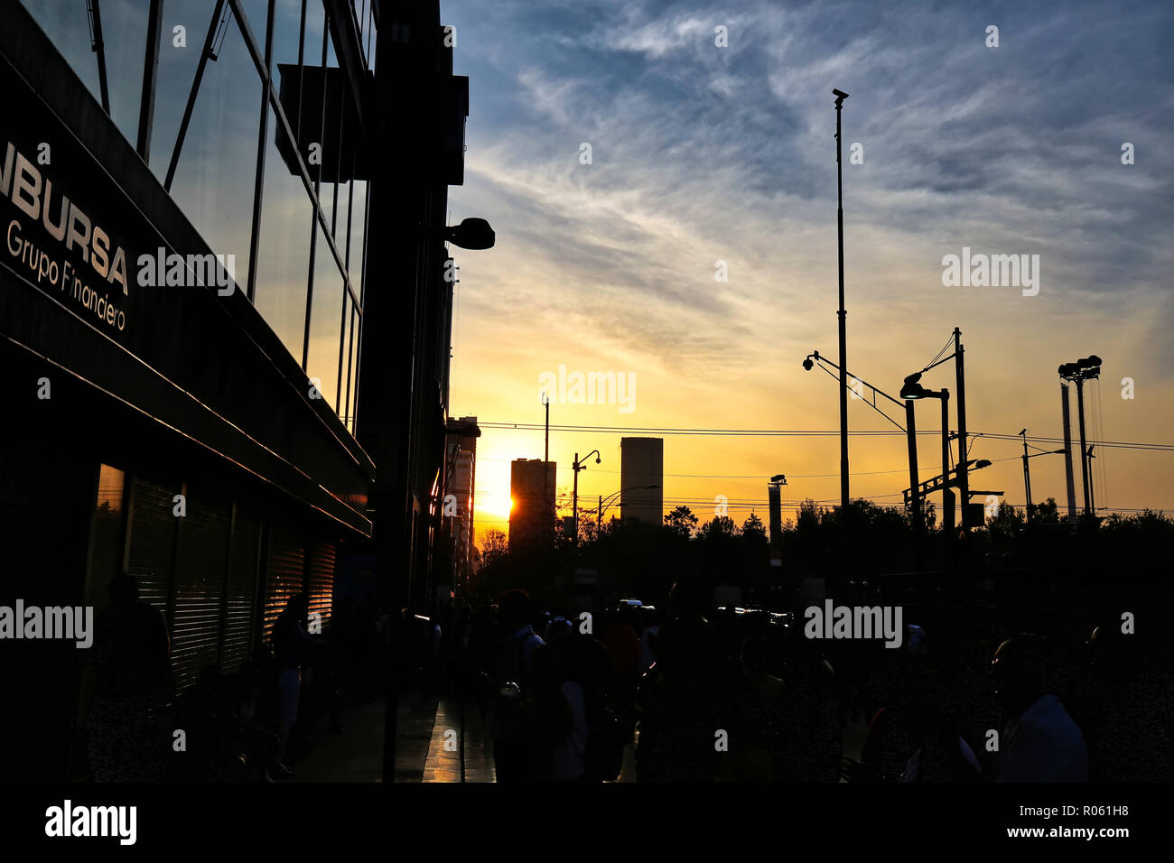 Mexico city sunset hi-res stock photography and images - Alamy