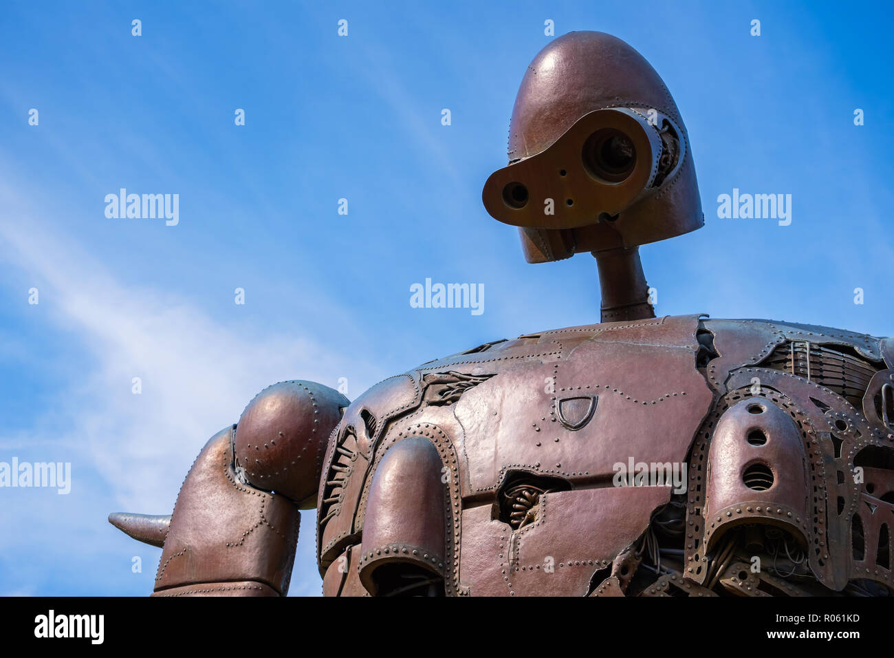 Tokyo, Japan - April 29 2018: Statue of the robot from the Studio ...