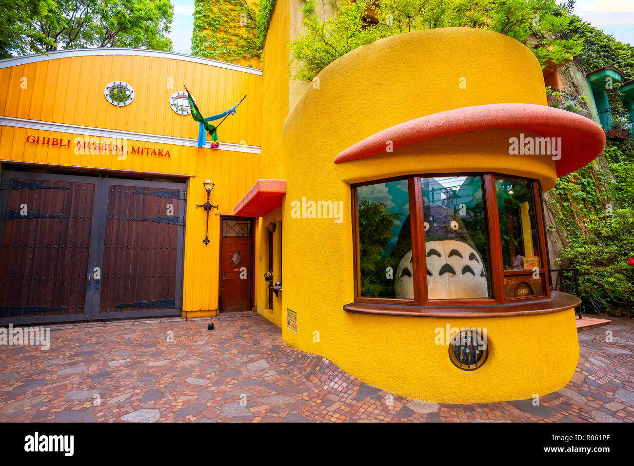 Tokyo, Japan - April 29 2018: Ghibli museum is a place that shows the ...