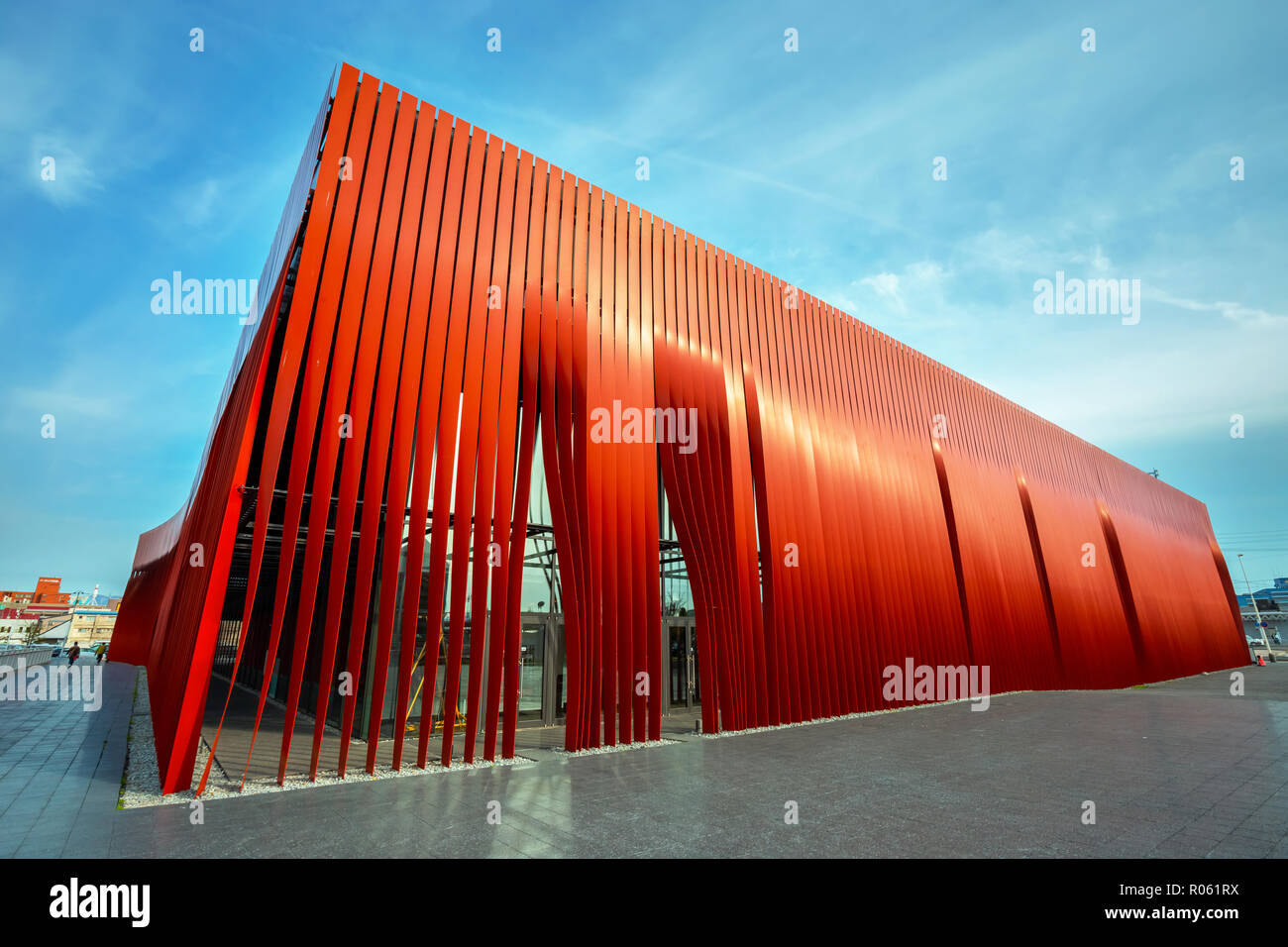 Aomori, Japan - April 23 2018: The Nebuta Warasse Museum is a great ...