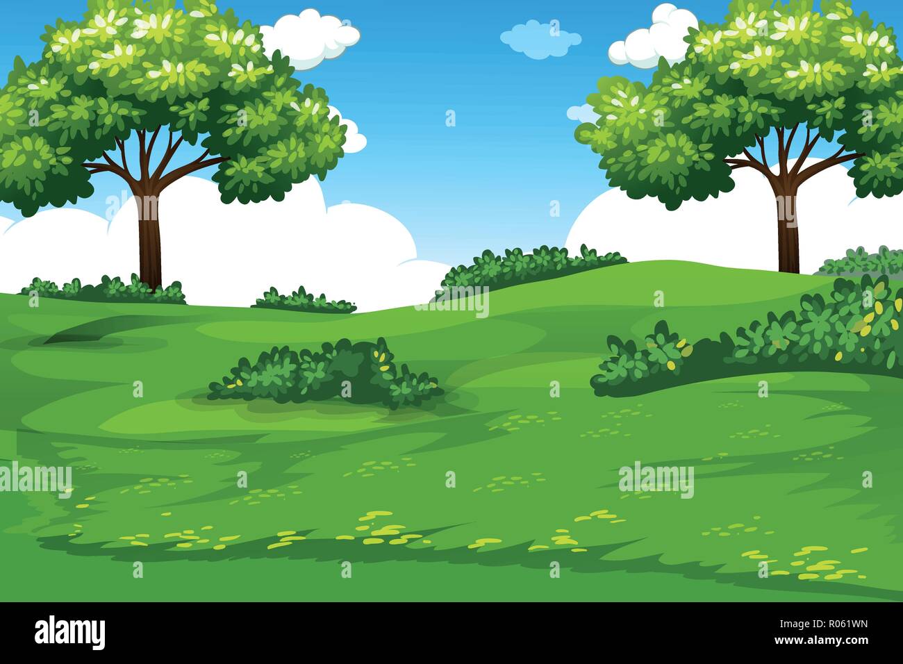 A natural green template illustration Stock Vector Image & Art - Alamy