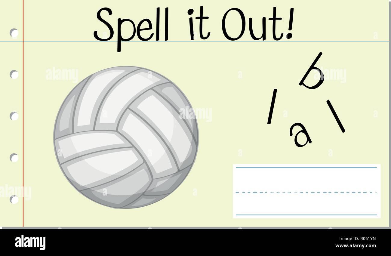 Flashcard alphabet ball illustration hi-res stock photography and ...