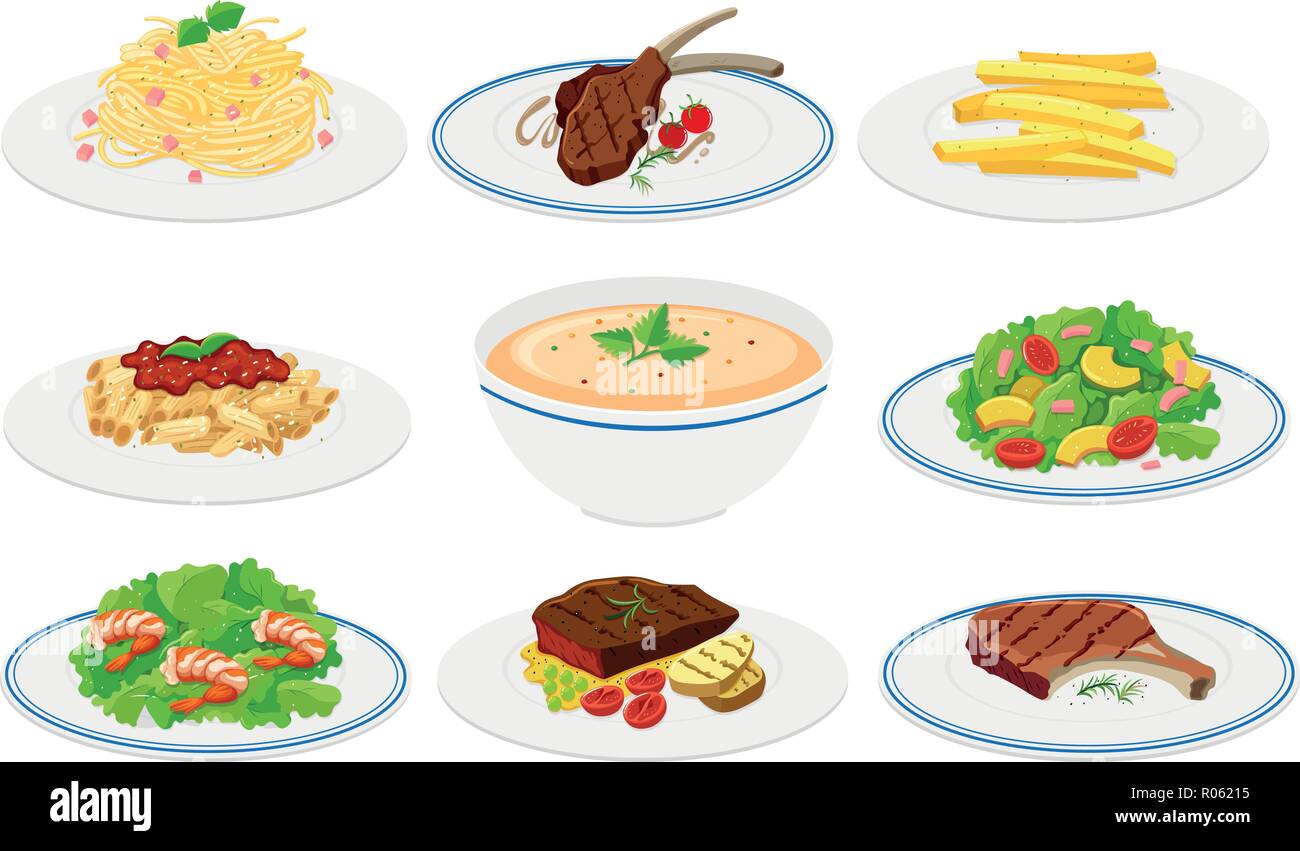 Healthy Dinner Clipart