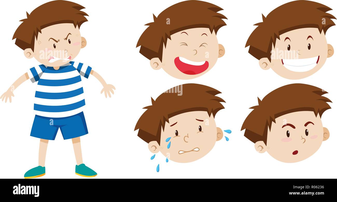 Sad Kid Face Clip Art