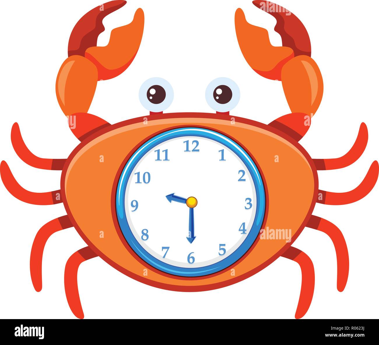 Crab picture Stock Vector Images - Alamy
