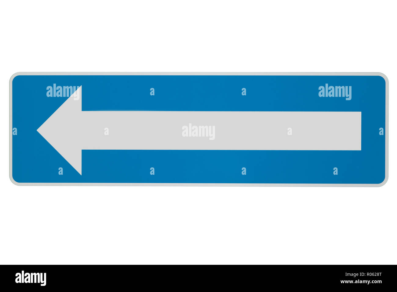 One way signage arrow Cut Out Stock Images & Pictures - Alamy
