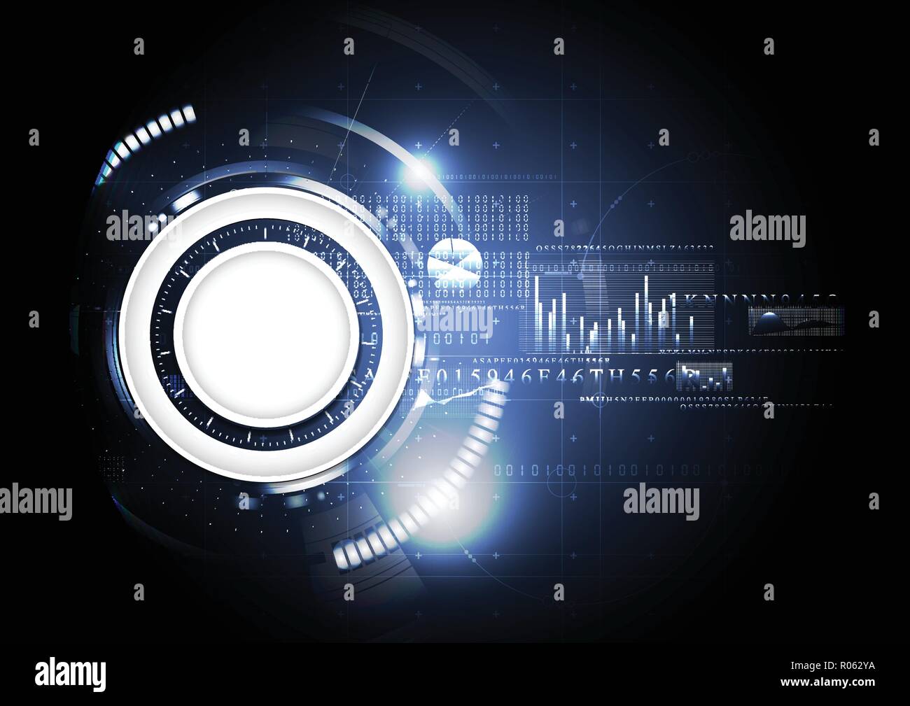 Digital blueprint hi-res stock photography and images - Alamy