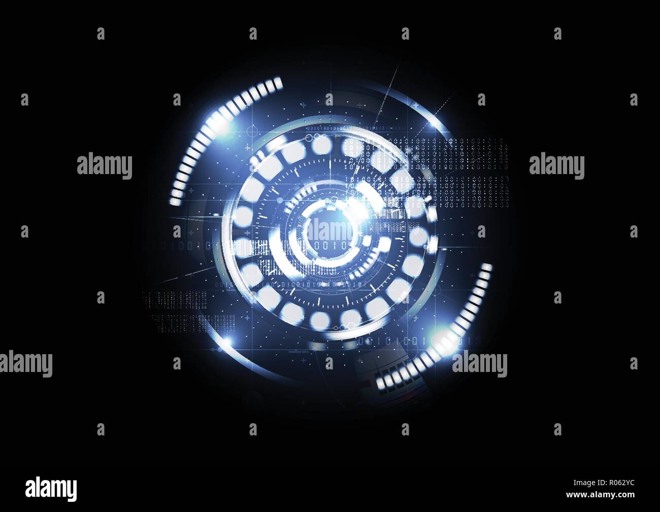 Technological abstract digital blueprint interface modern light background vector design Stock ...