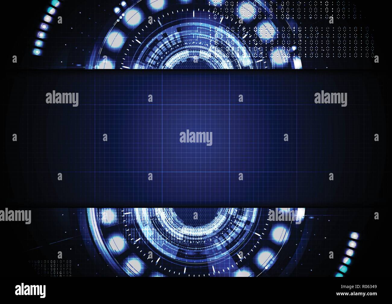 Technological abstract digital template background vector design Stock ...