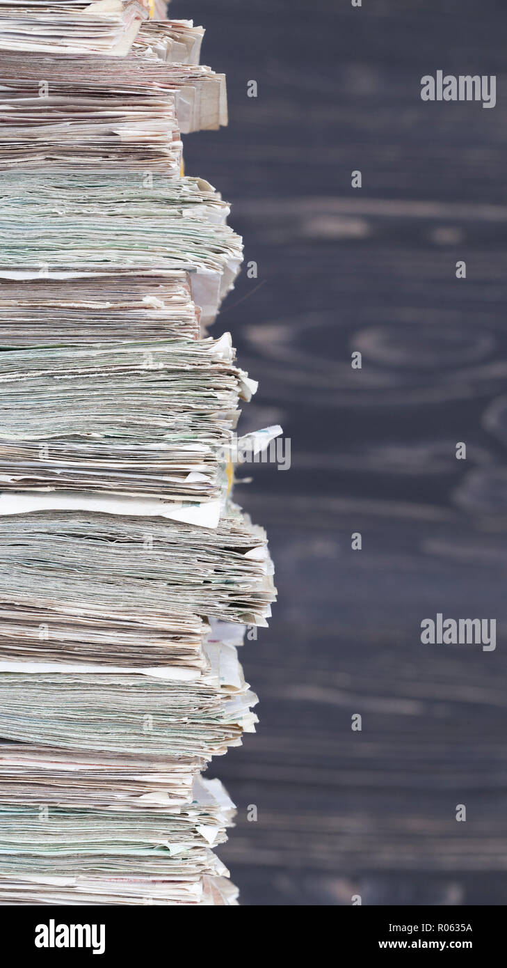a lot of paper cash lays together in a big pile Stock Photo - Alamy
