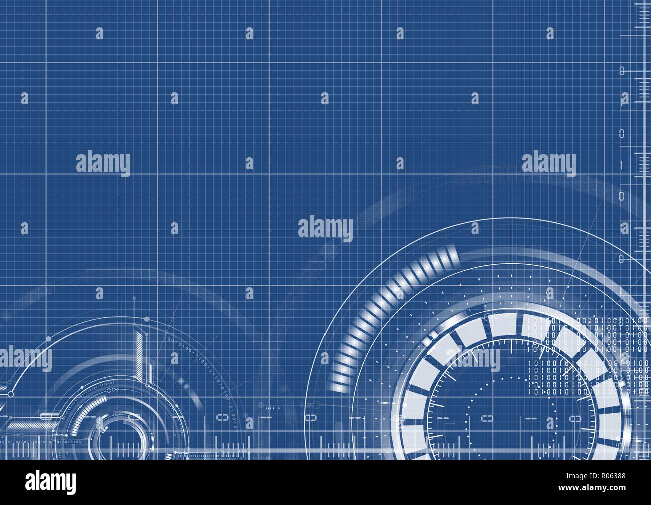 Cyber blueprint hi-res stock photography and images - Alamy