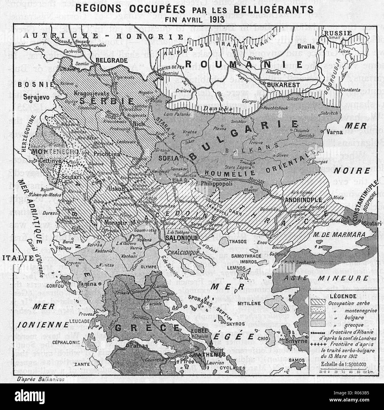 Balkan War 1913 Stock Photos & Balkan War 1913 Stock Images - Alamy