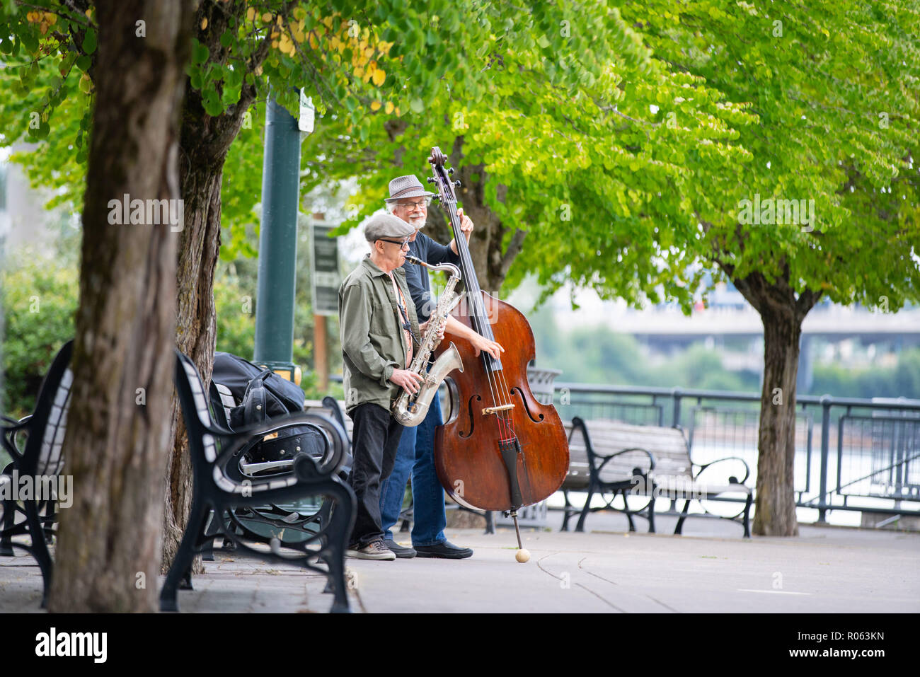Saxophone elderly hi-res stock photography and images - Alamy