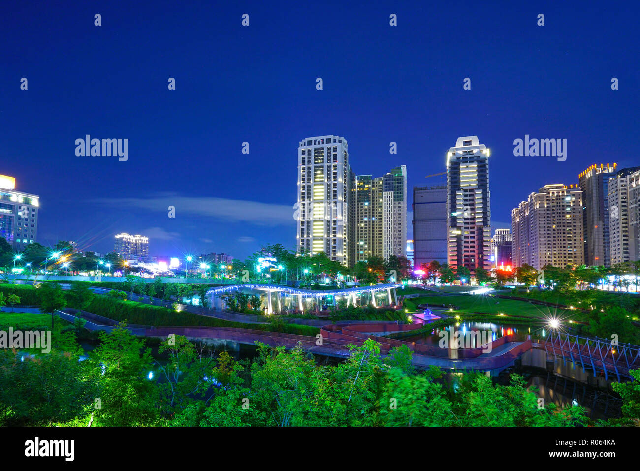 Overview of the Maple Garden in Taichung Taiwan Stock Photo - Alamy