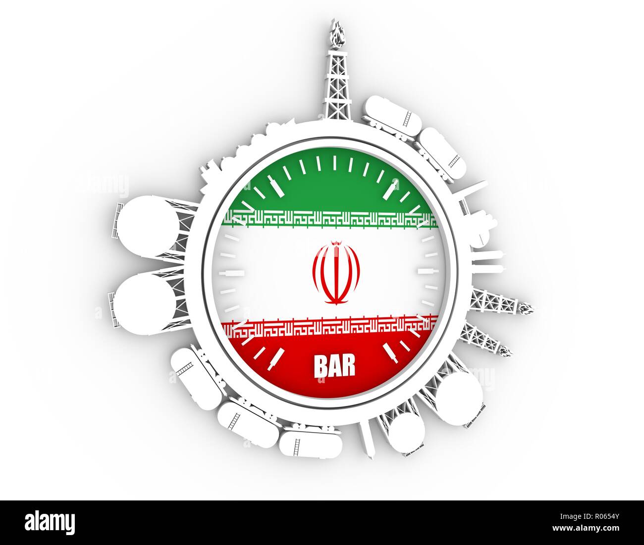 Design concept of natural gas industry Stock Photo - Alamy