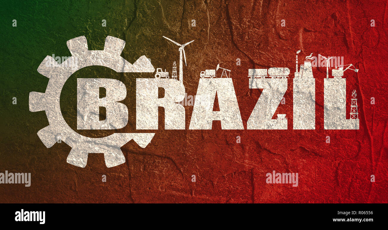 Energy and Power icons. Brazil Stock Photo - Alamy