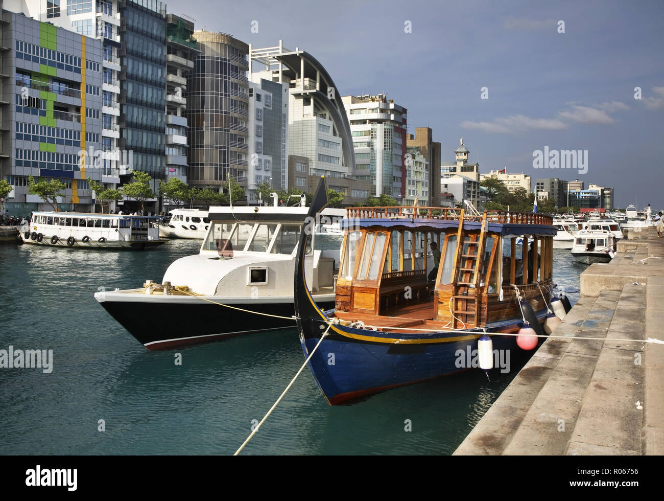 Port in Male. Republic of the Maldives Stock Photo - Alamy