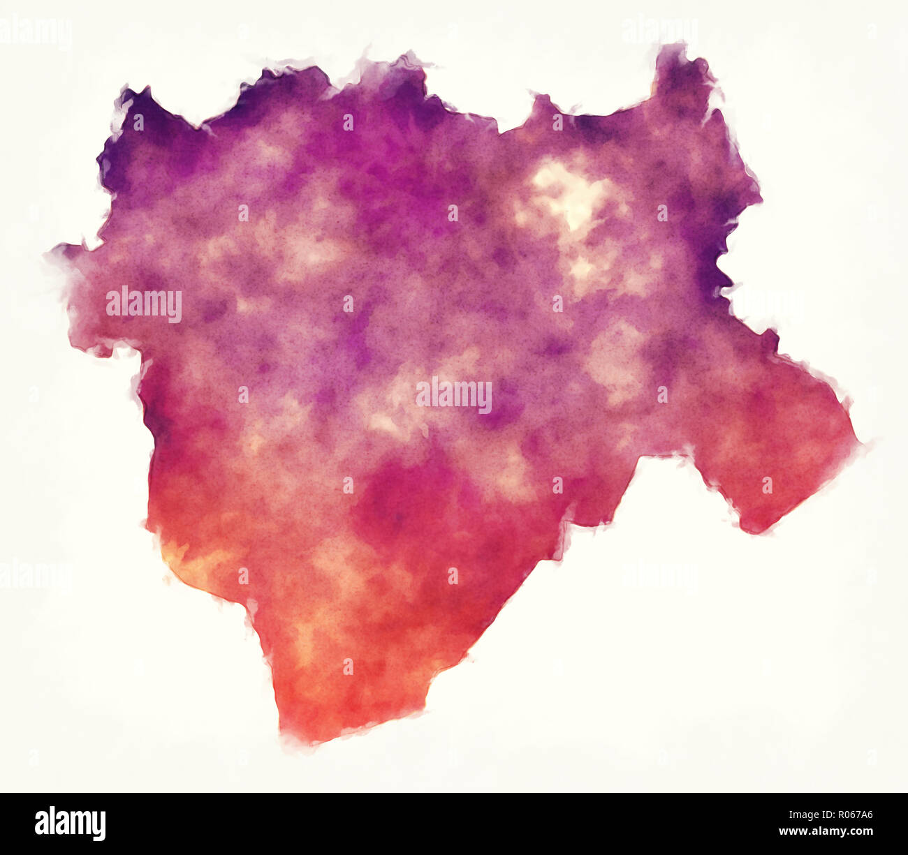 Aktobe region map of Kazakhstan in front of a white background.jpg ...